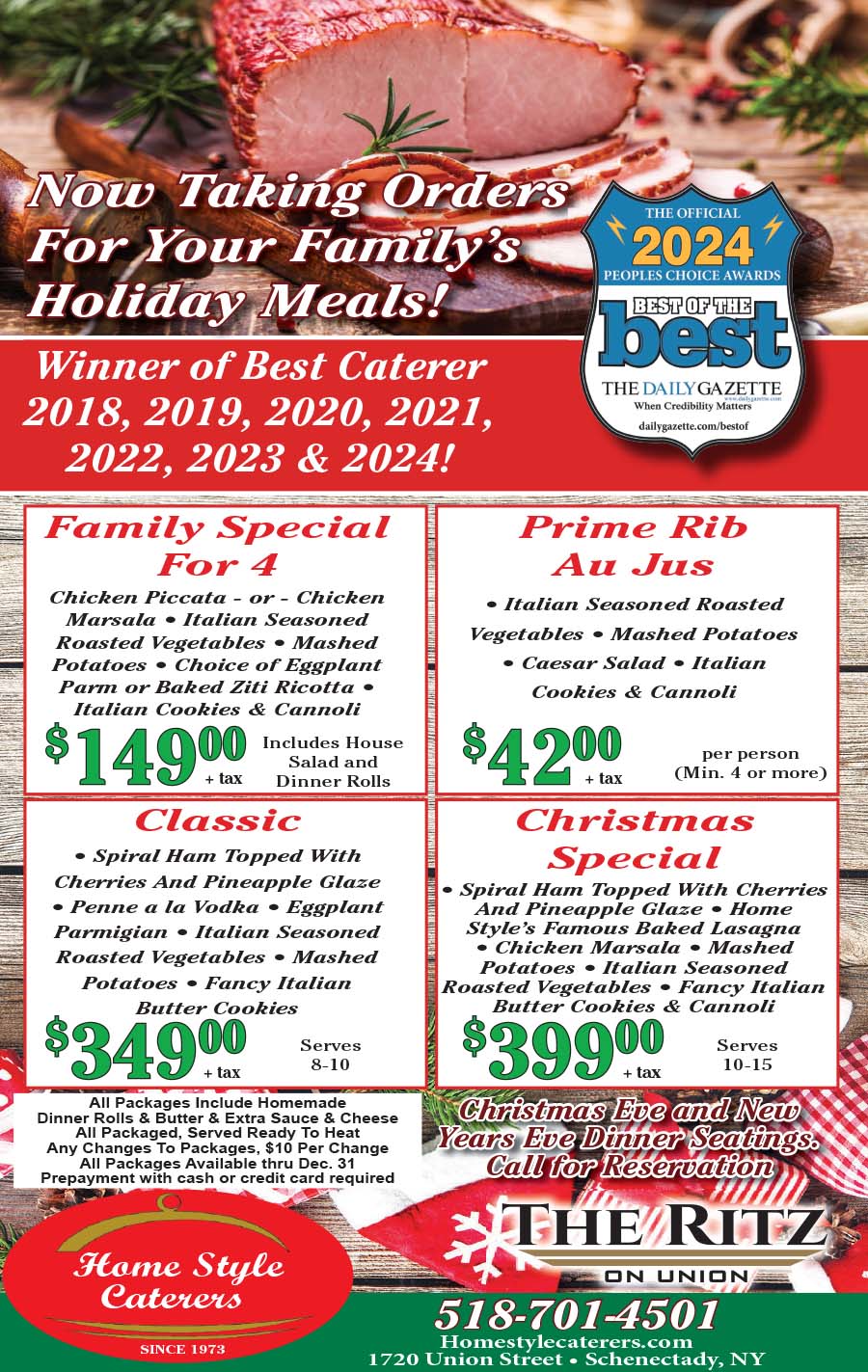 The Ritz on Union – Restaurant | Schenectady NY