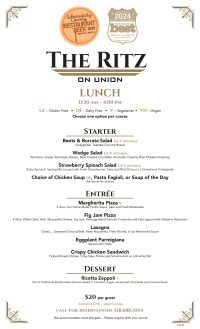The Ritz on Union – Restaurant | Schenectady NY